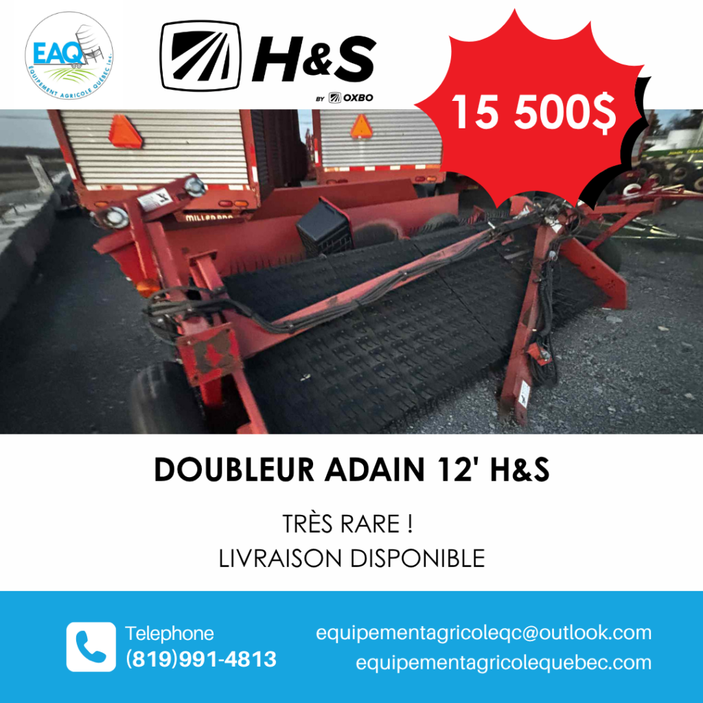 Doubleur Adain H&S – Équipement Agricole Québec